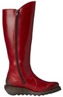 Fly london Mol 2 Red Leather Womens Knee Hi Boots | eBay UK