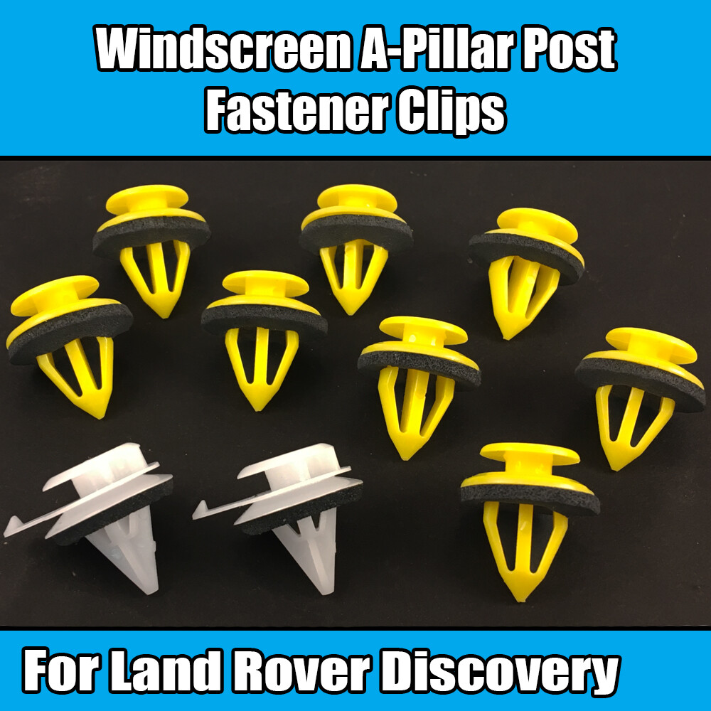 Clips Kit for Land Rover Discovery LR3 Windscreen A-Pillar Post Trim ...
