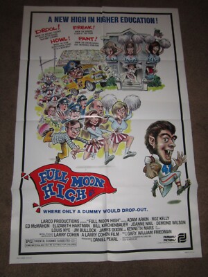 FULL MOON HIGH (style C) original MOVIE POSTER 1981 werewolf like Teen ...