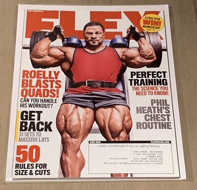 Roelly Winklaar/Phil Heath- FLEX Bodybuilding Magazine - June 2015 | eBay