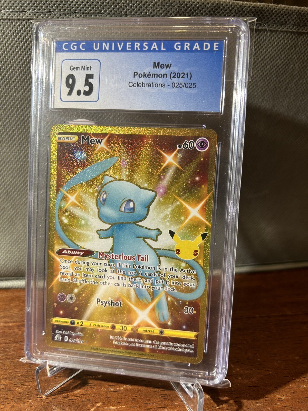 2021 Mew Gold Full Art - 025/025 Celebrations Pokémon - GEM MINT 💎 🔥 | eBay