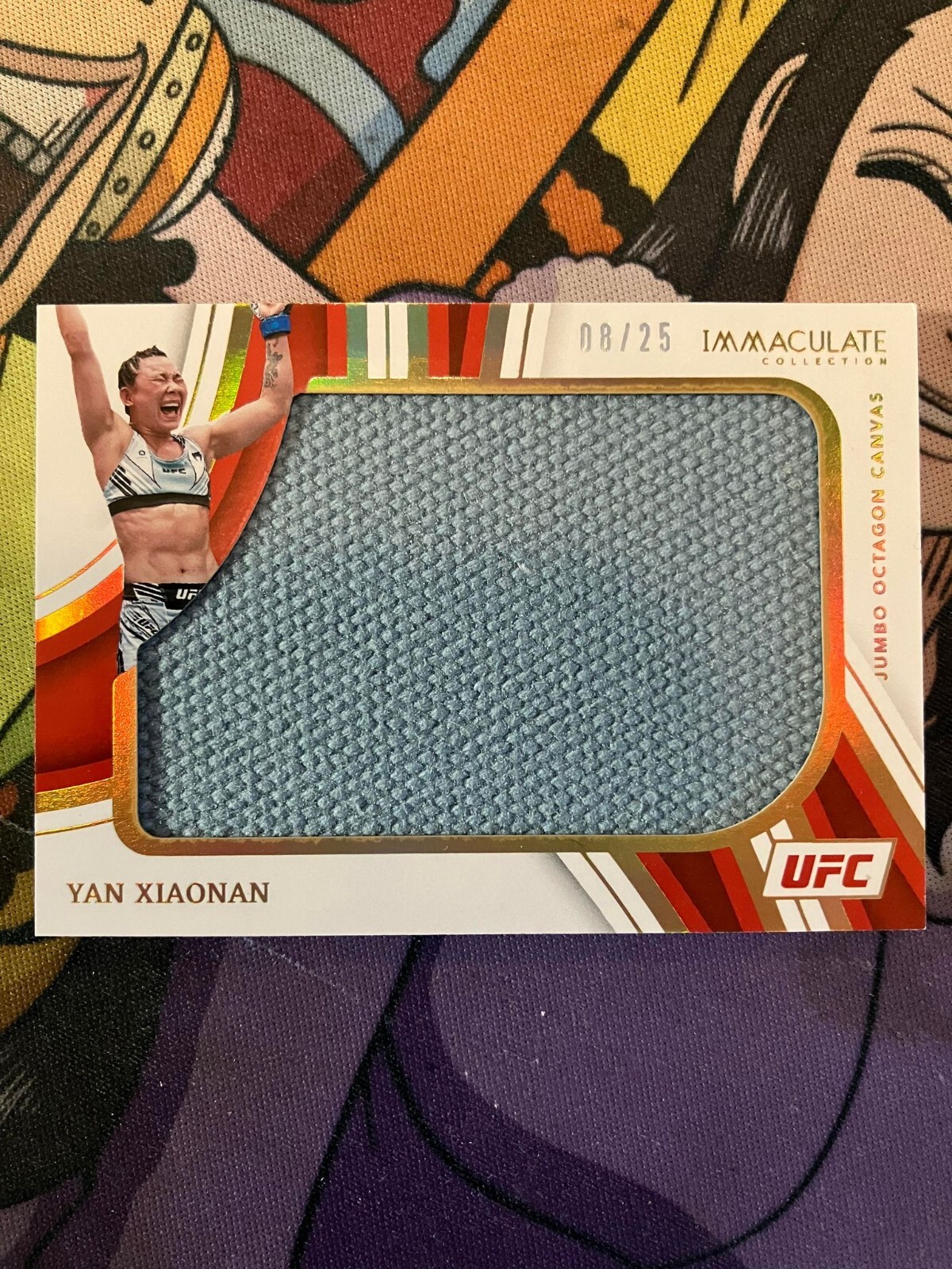 2023 Panini Immaculate Collection UFC - Jumbo Octagon Canvas #OC-35 Yan ...