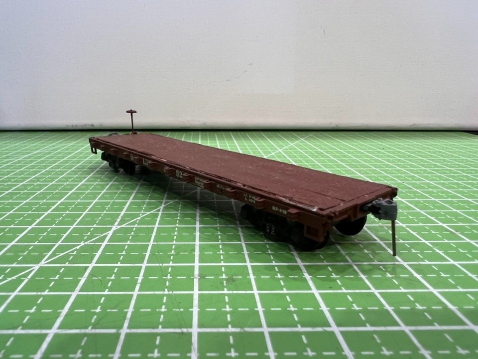 Ulrich HO Scale Soo Line 40’ Flat Car with Sprung Trucks - Built Kit ...
