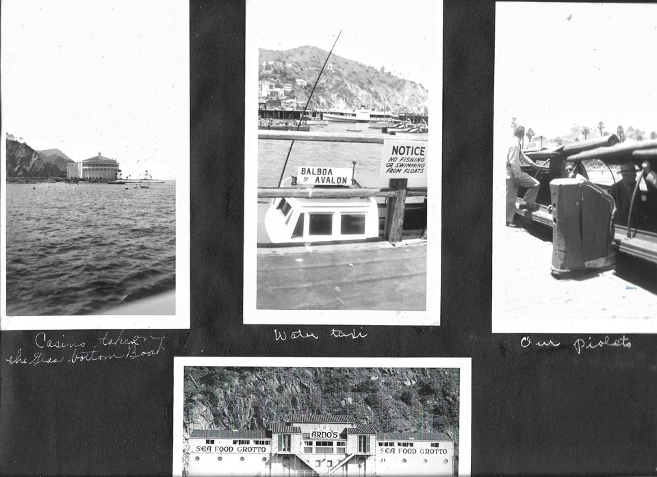 1940s AVALON CATALINA Vintage Photos ARNOS Sea Food Grotto Restaurant ...