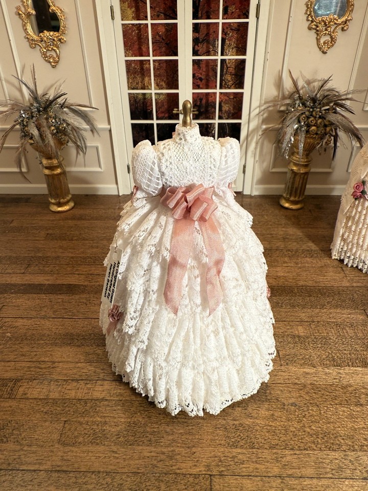 Karen Benson Original White Ladies Lace Ballroom Gown Dollhouse ...