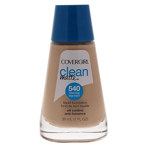 NEW COVERGIRL Clean Matte Liquid Foundation 540 Natural Beige Oil ...