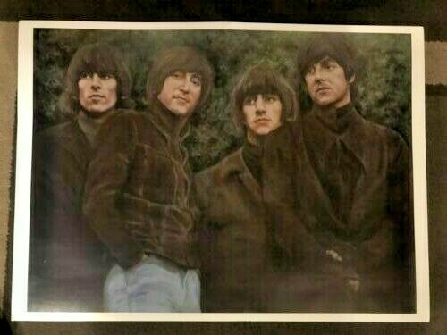 The Beatles ORIGINAL ART Lithograph/Poster Rubber Soul from oil ...