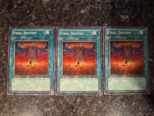 3X Final Destiny MRL-035 - Yugioh Yu Gi Oh! 3 Playset | eBay