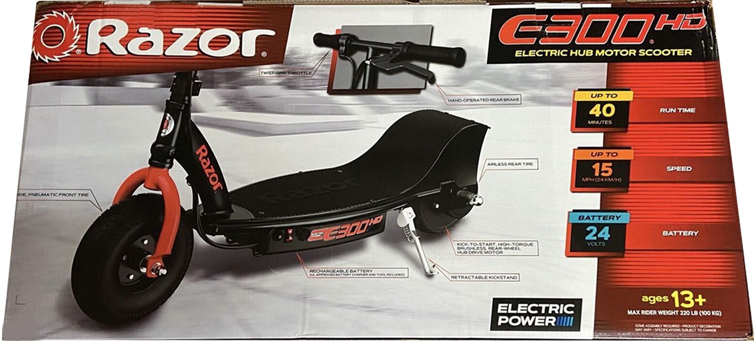 Razor E300 HD 230W Kick Electric Scooter for sale online | eBay