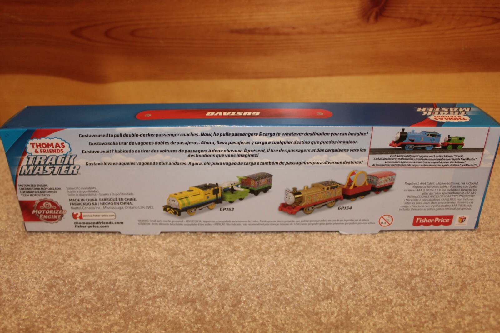 Thomas & Friends Trackmaster Gustavo Motorized Toy Train GPJ53 for sale ...