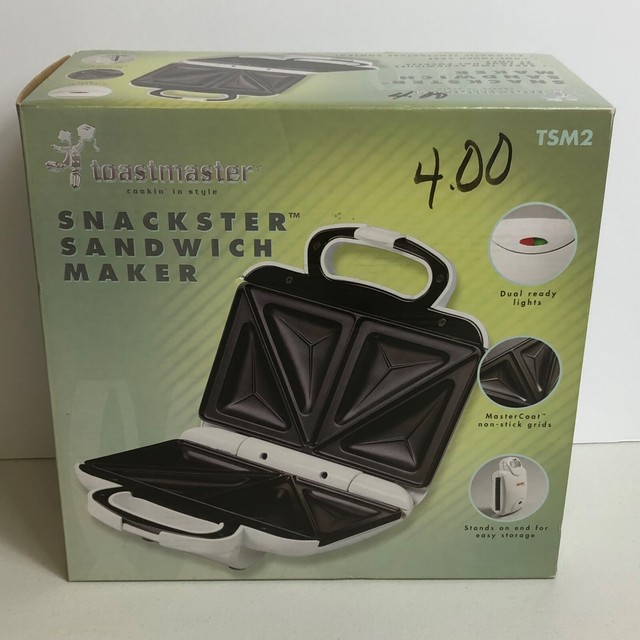 Toastmaster Snackster Sandwich Maker TSM2 for sale online | eBay