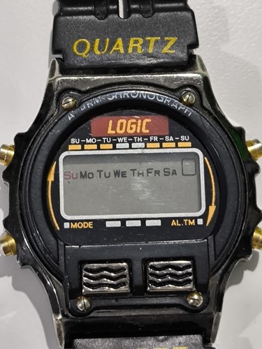 Logic Vintage Digital Watch Untested | eBay