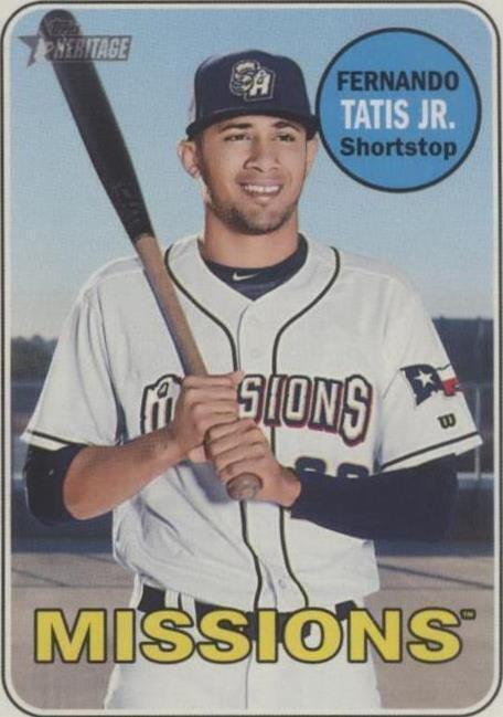 2018 Topps Heritage Minor League Edition - Fernando Tatís Jr. #100 for ...