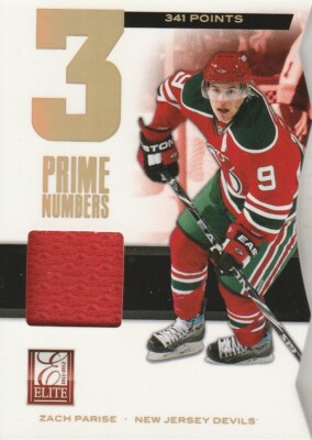 2011-12 Elite Prime Number Jerseys #15 Zach Parise/341 | eBay