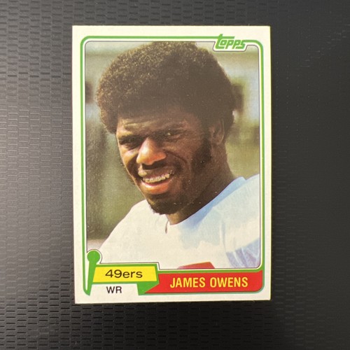 1981 Topps - #263 James Owens San Francisco 49ers WR | eBay