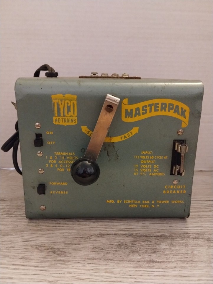 Tyco HO Trains Masterpak Power Pack Model Train Controller Vintage | eBay