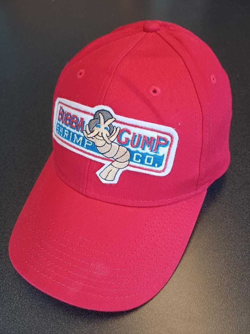 Bubba Gump Shrimp Co. Red Baseball Cap Forrest Gump H… - Gem
