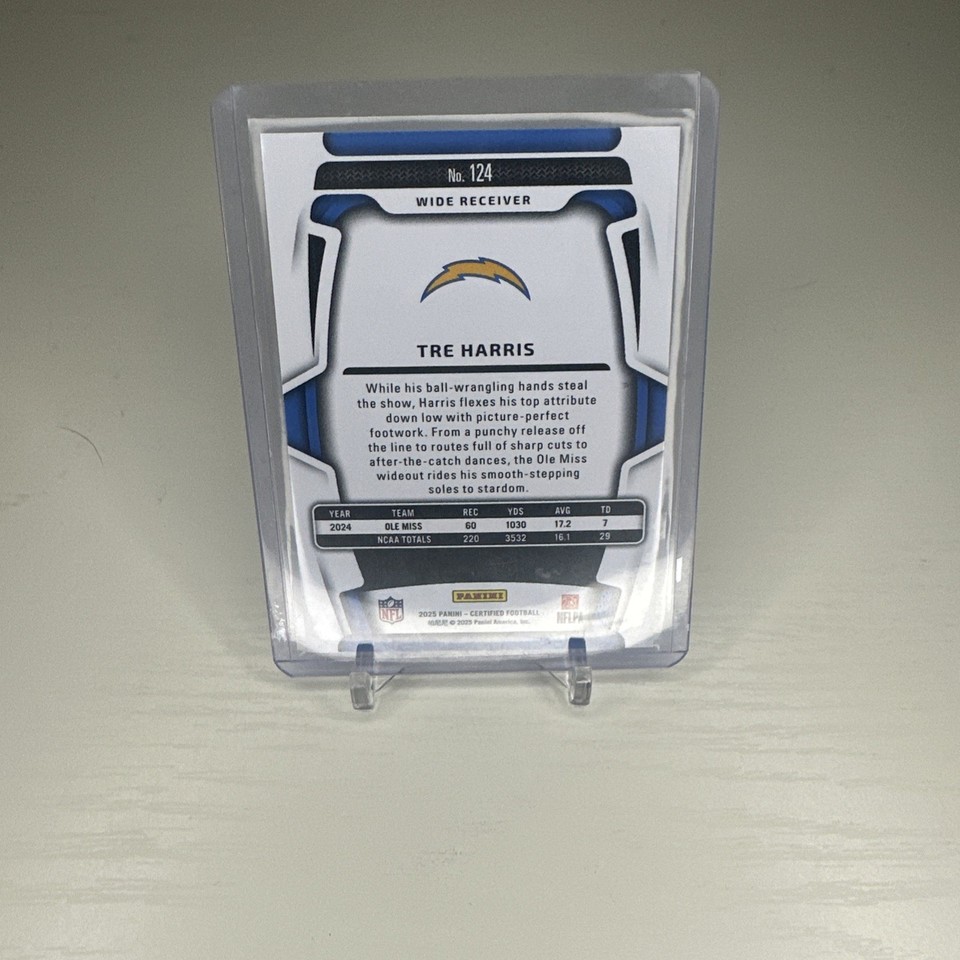 2025 Panini Certified - Rookies Tre Harris #124 Mirror Blue /50 (RC) | eBay