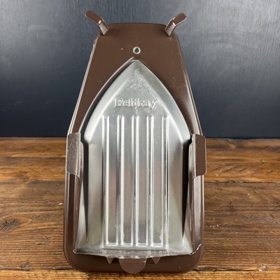 VINTAGE BELDRAY WALL / DOOR IRON BRACKET MOUNTED HOLDER METAL BROWN ...