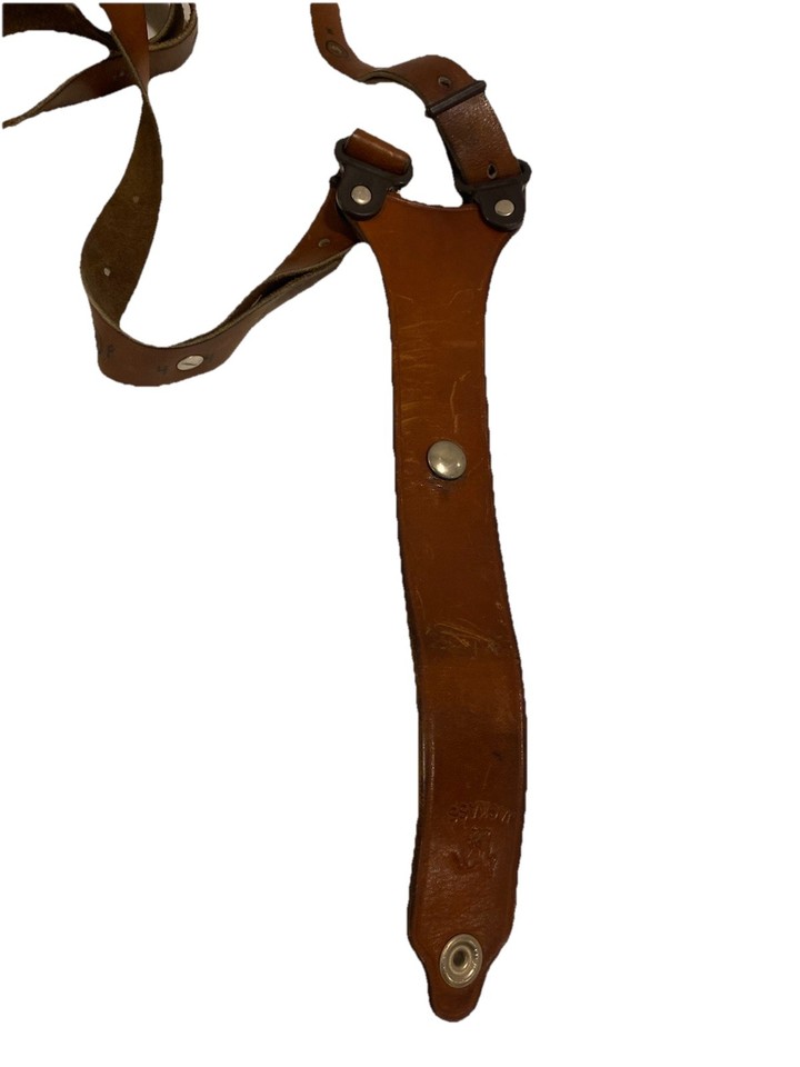 Vintage Jackass Leather Shoulder Holster with Belt Clip. Excellent ...
