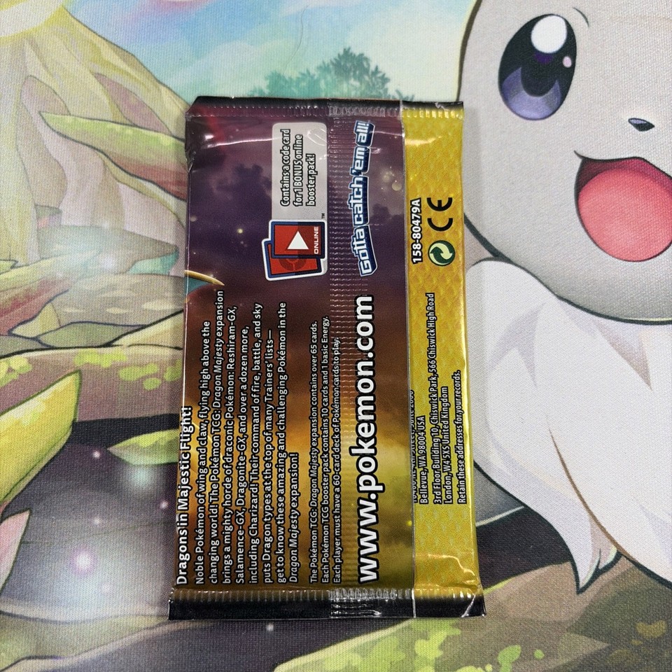 Pokemon Sun & Moon Dragon Majesty Booster Pack Factory Sealed | eBay