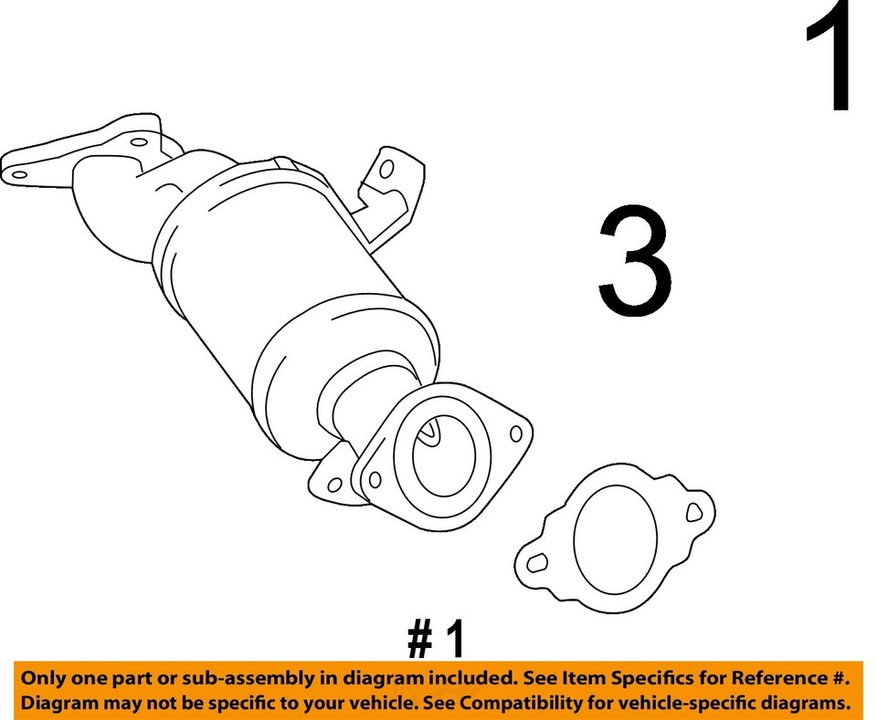 Cadillac GM OEM 13-16 ATS 2.5L-L4-Catalytic Converter 12659101 | eBay