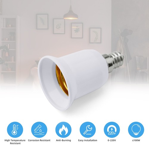 E12 to E26 E27 Adapter Light Bulb Socket Base Converter Light Socket ...