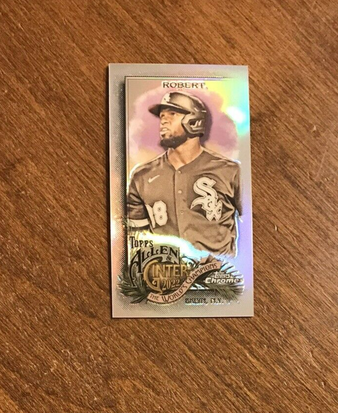 Luis Robert 2022 Topps Chrome Allen Ginter Mini Refractor #2 Chicago ...