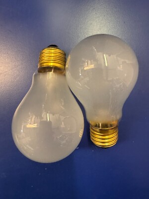 100Watt ES Rough Service GLS Lamps 2 x Pack **OLD STYLE** Incandescent ...