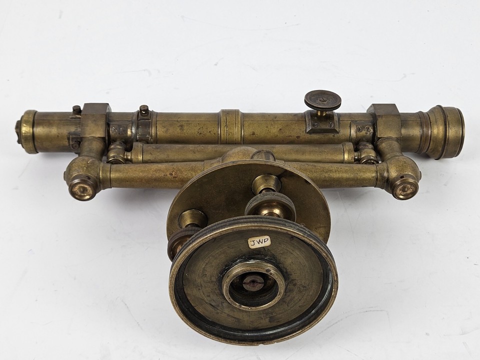 Antique W & L.E. Gurley NY Brass WYE 14" Precision Survey Level ...