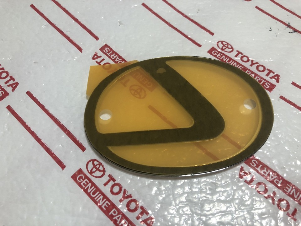 *NEW OEM LEXUS SC400 SC300 CHROME HOOD EMBLEM BONNET 1992-2000 FRONT L ...