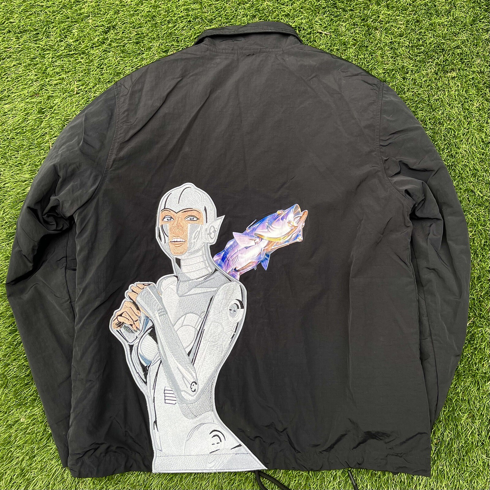 88rising x Sorayama Digita Robot Face Coach Jacket Sz… - Gem