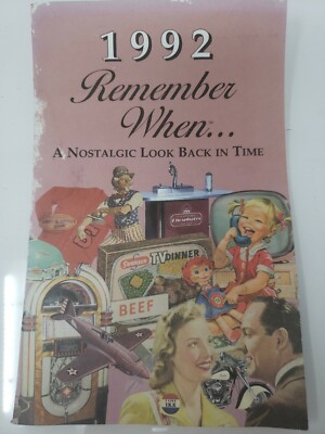 Remember When... Kardlet Booklet Book 1992 a Nostalgic look back in ...