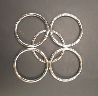 3" Nickel Plated Heavy Duty O Rings - Quantity per Pack - 10 | eBay