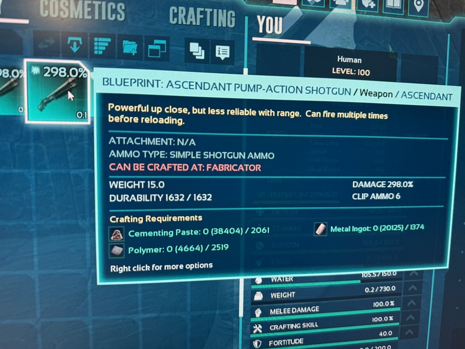 Ark Survival Ascended ASE Blueprints BP Dinos Shotgun PVE | eBay