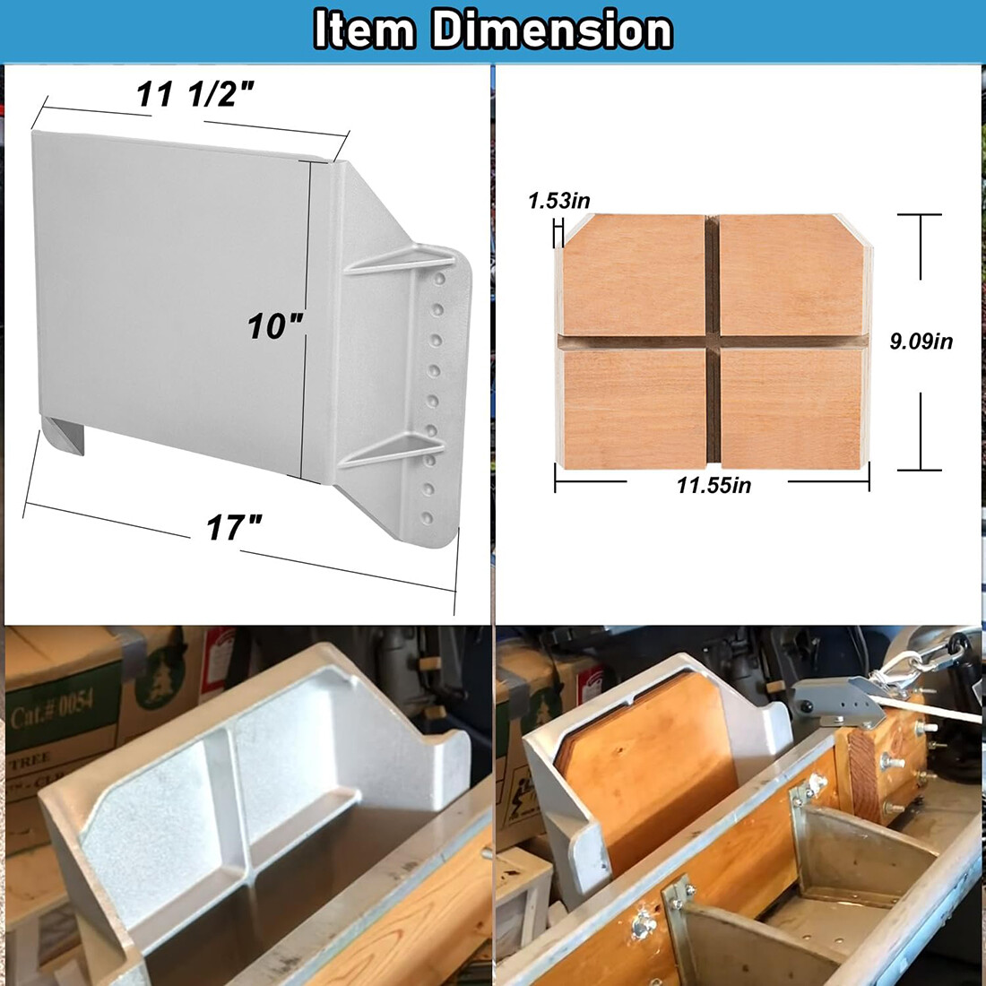 Marine MJ-1-DP Mini Jacker Outboard Jack Plate 4" Setback 35 hp 3 ...