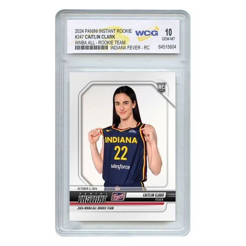 2024 Panini CAITLIN CLARK Rookie Card RC WNBA All-Rookie Team #247 ...