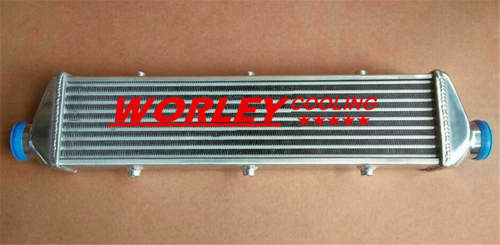 VIC-540x170x50mm Aluminum Turbo Intercooler 2.25" outlet Tube and Fin ...
