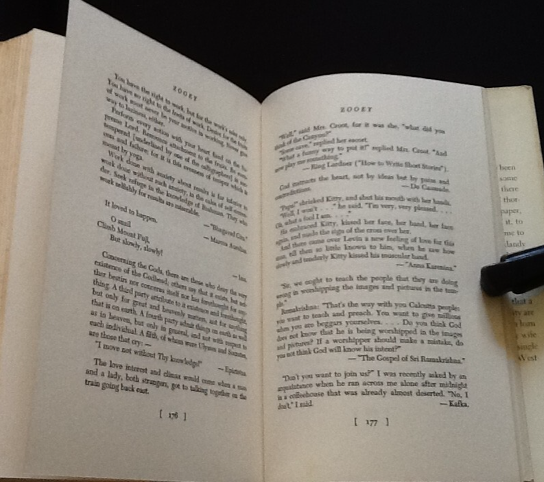 Vintage 1961 Book FRANNY AND ZOOEY by J.D. Salinger 1st Edition/3rd ...