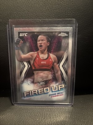 2024 Topps Chrome UFC - Fired Up Zhang Weili #FDP-5 | eBay