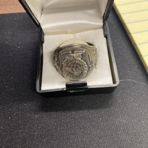 1950s Balfour 925 Silver FFA Future Farmers of America Men’s Ring Size ...