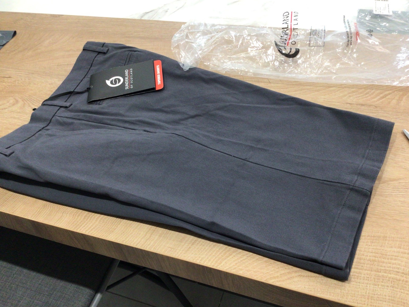 Sunderland of Scotland mens charcoal grey golf shorts W30"(9” inseam ...