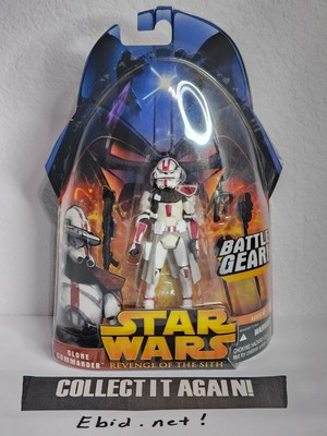 Star Wars 2005 RotS #33 Clone Commander Battle Gear Red version c80-1 ...