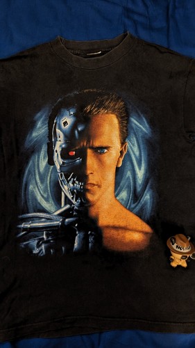 Vtg 90s Terminator 2 T2 Universal Studios Movie Shirt Told You I’d Be ...