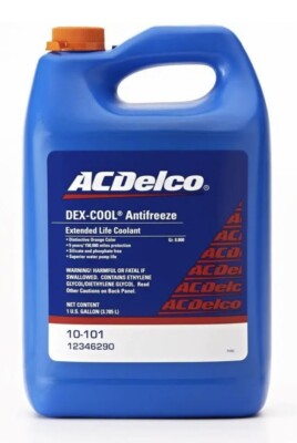 ACDelco 10-101 DEX-COOL Orange Coolant Antifreeze For Late Model GM ...