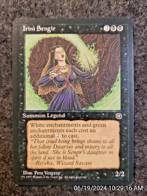 MTG Irini Sengir Homelands Magic the Gathering Blk Legendary Creature ...