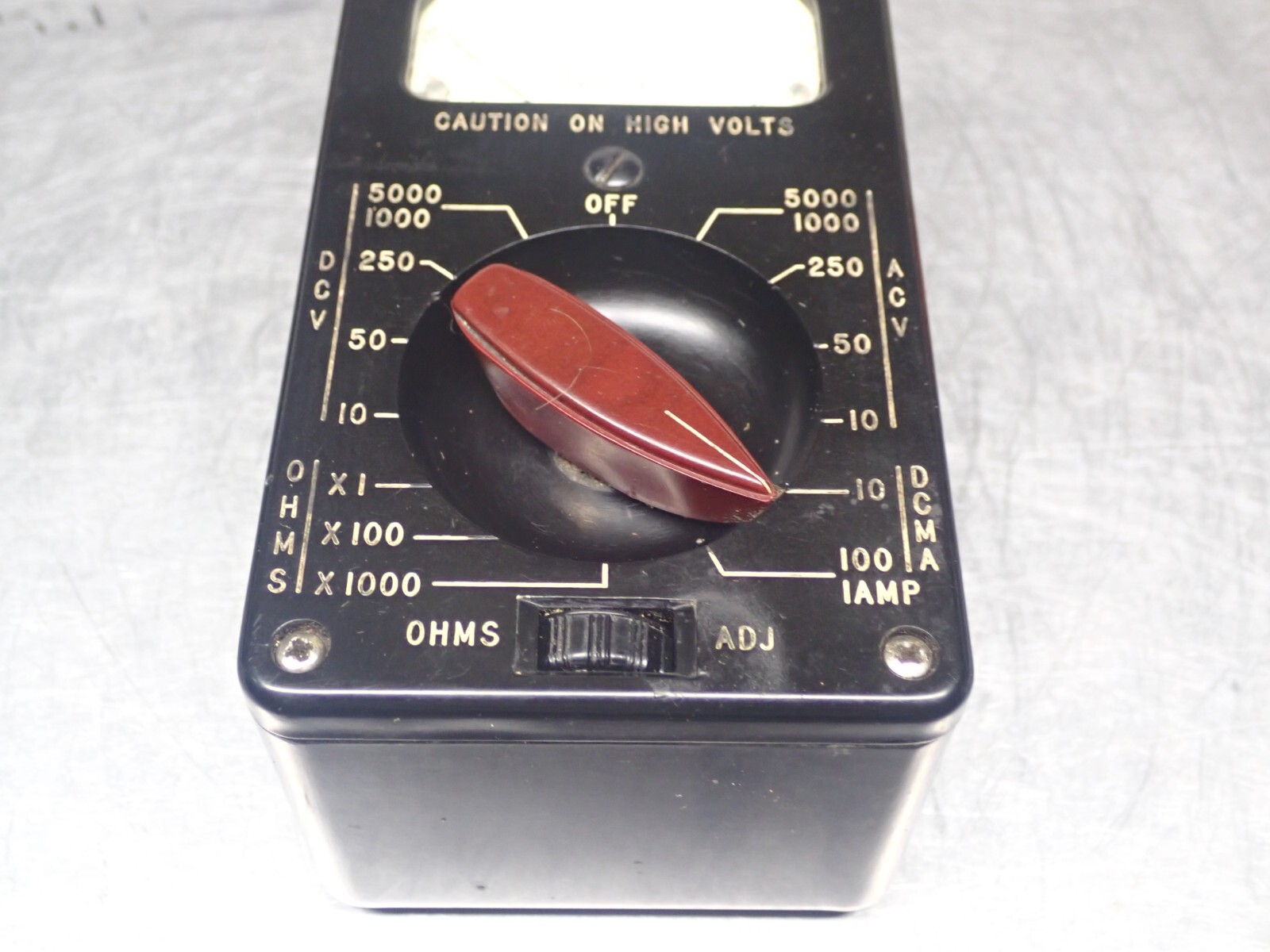 Vintage Triplett Model 666-r Multimeter With Case and Original Cords ...
