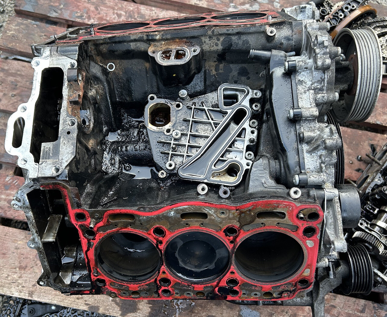 AUDI A6 A7 SQ5 3.0 DIESEL 326PS CVUB CODE BOTTOM END ENGINE 68000 MILES ...