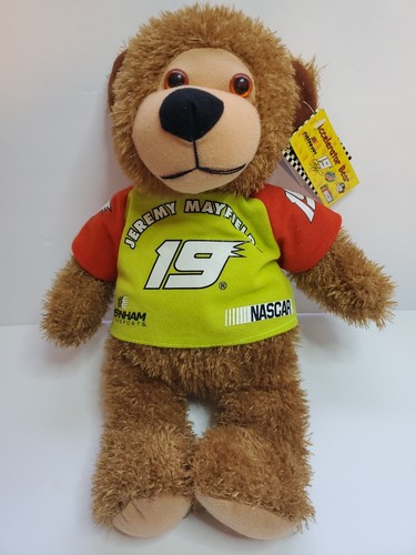 Nascar Gift Jeremy Mayfield 19 Teddy Bear Accelerator Collectible ...