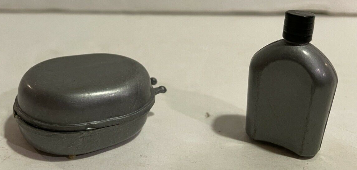 Vtg GI Joe Mess Kit and Canteen Adventure Team 1960s AT Authentic ...